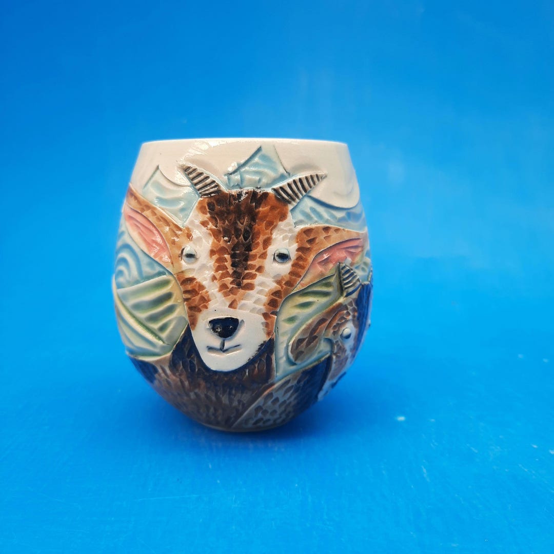 Grazing Goats, Sipping Cup, Cups of Joy - Etsy