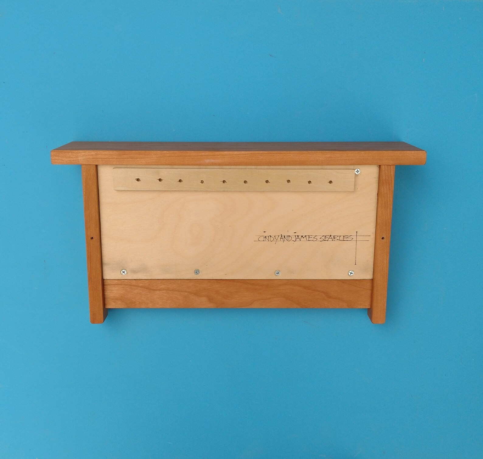 Blue Jay Key Rack and Shelf Arts and Crafts Mission Style - Etsy