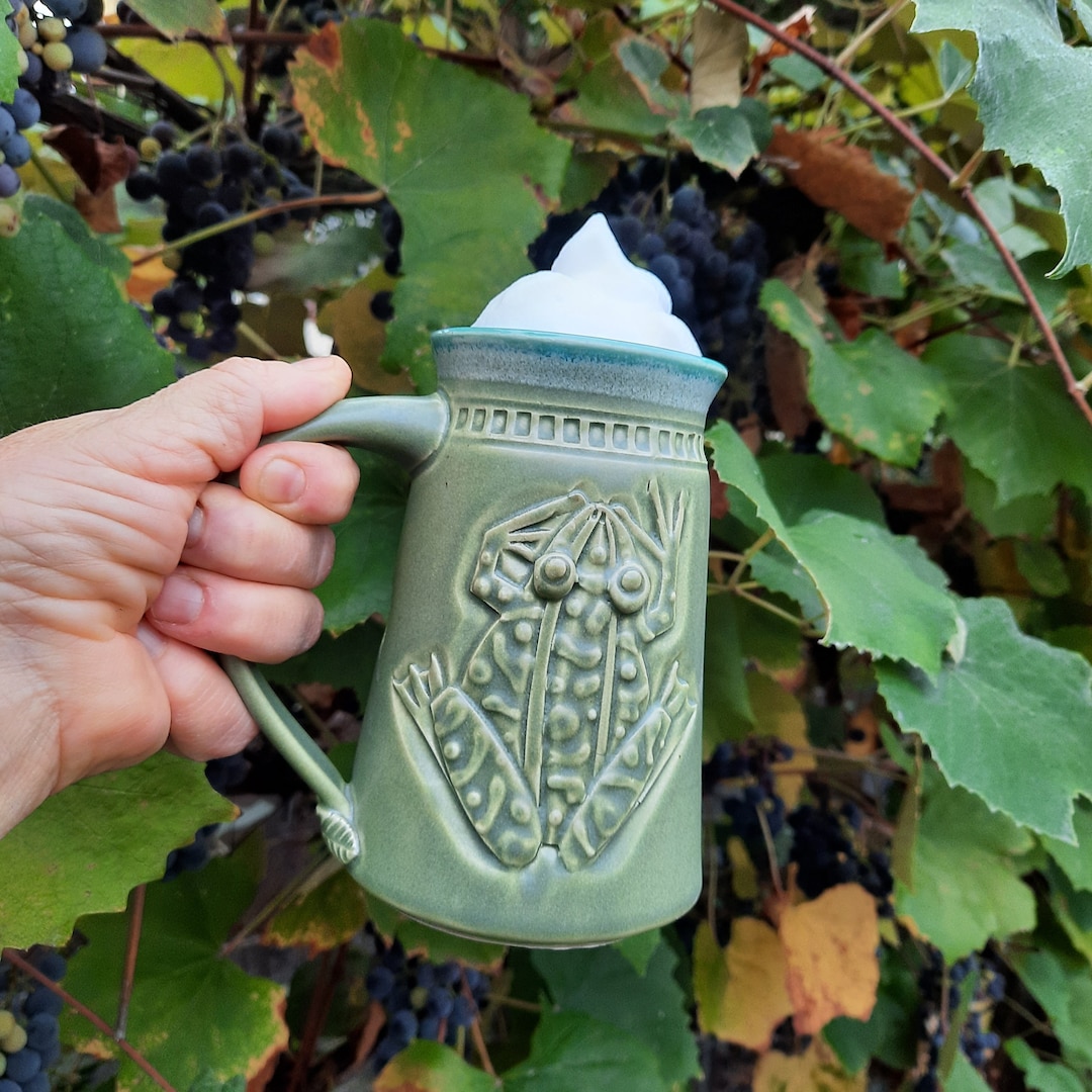 Large Boreal Toad Mug, Arts and Crafts Style, Handmade, Toad Lover - Etsy