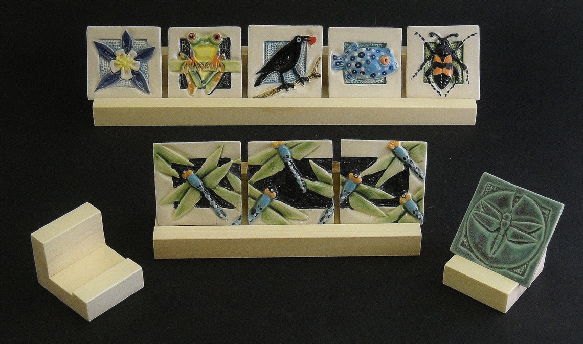 Sheep Tile 4 Handmade Porcelain Bathroom - Etsy