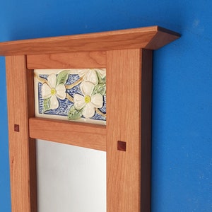 A Decorative Mirror Featuring California Poppies in the Arts and Crafts ...