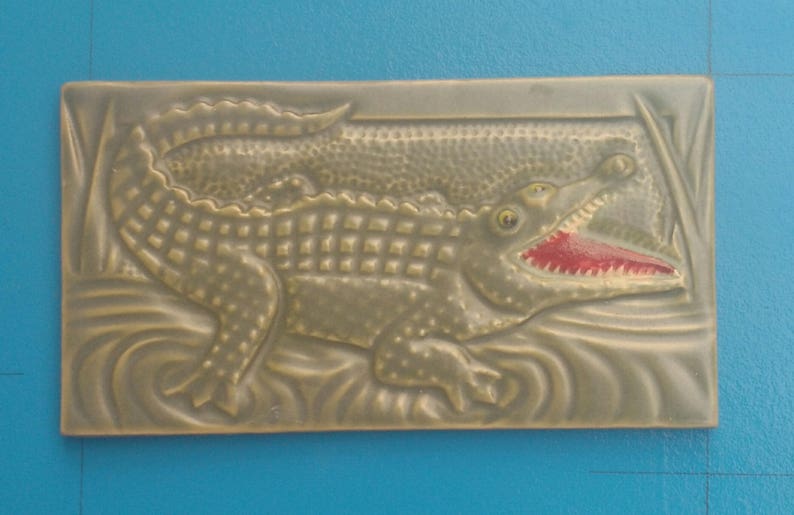 Alligator Subway Tile Florida Decor | Etsy