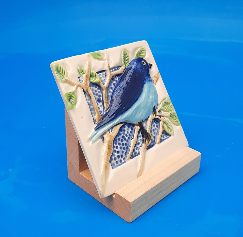 Hand Made Bluebird Tile - Etsy