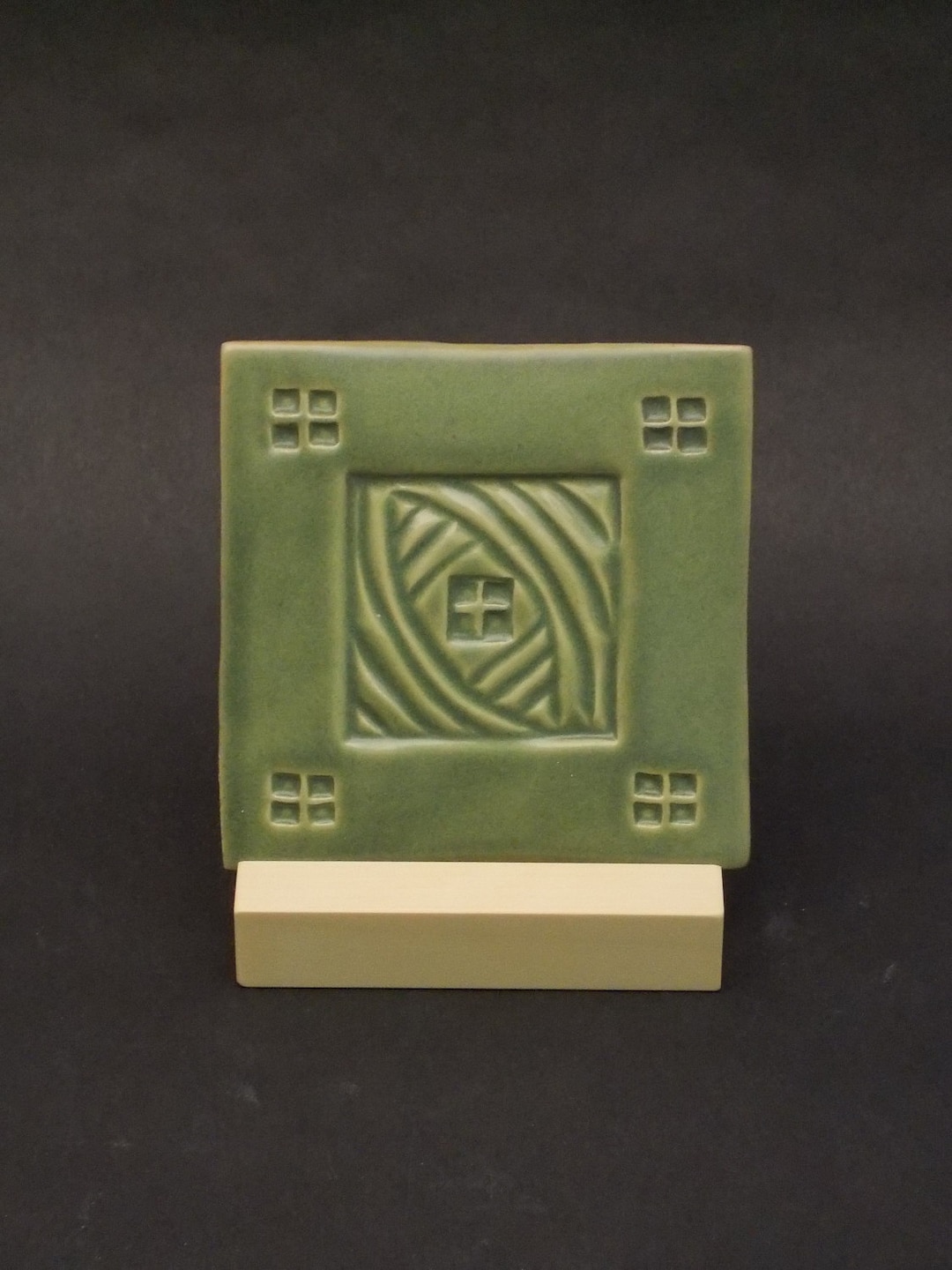 Arts and Crafts Knot, Mission Style, Hand Made Tile - Etsy