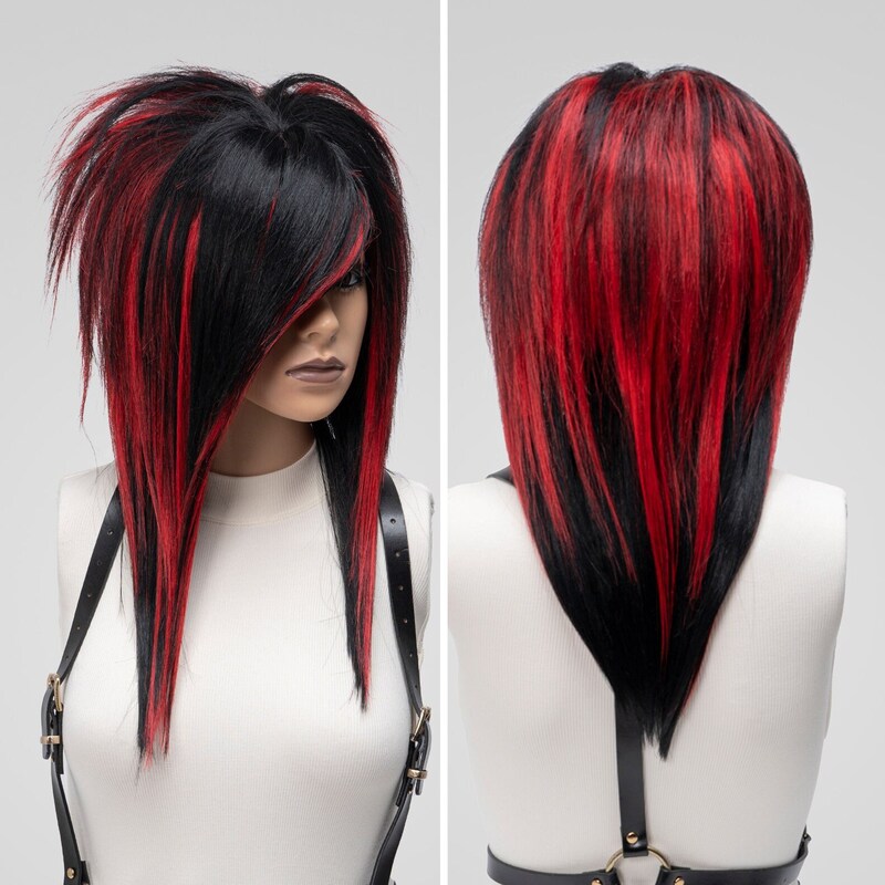 Emo Scene Wig - Etsy