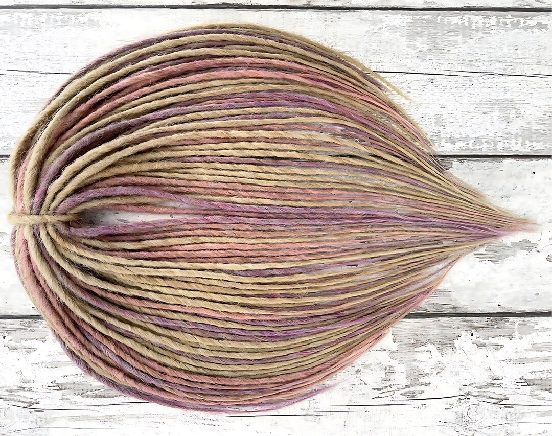Blond Lilac Dread Locs Extensions, Double End Dread Single End, Cyber ...