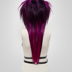 Wigs Vivid Emo Wig Full Density Lush Headpiece Bespoke Handcrafted ...