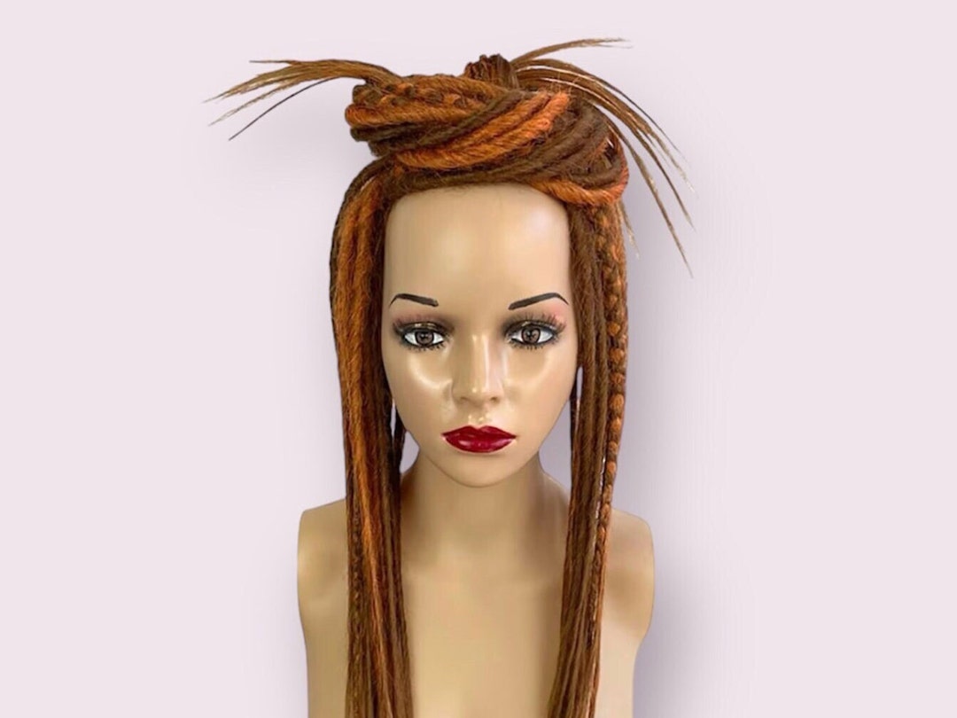Ginger Dread Falls, Dreadfalls Wig, Ponytail Dread Locs Extensions ...
