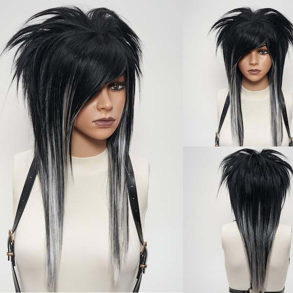 Black Scene Wig - Etsy