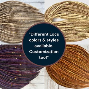 Boho Locs Extensions, Light Brown Dread Dark, Partial Dreads Accent ...