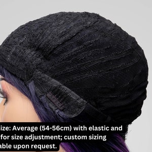 Emo Wig Scene Hair, Jet Black Wig White, Bang Wig Side Part, Shag Wig ...