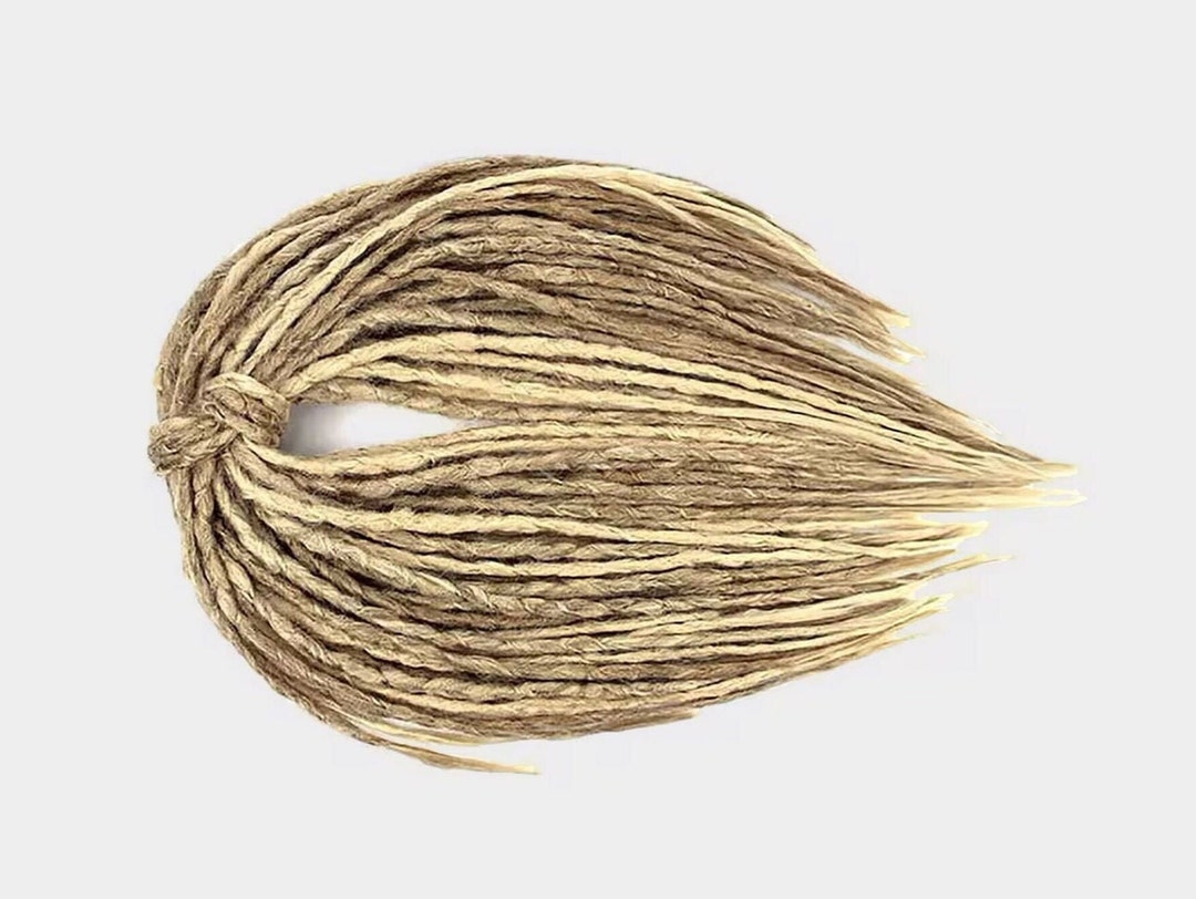 Blonde Crochet Dreads Lock Partial Full Set, 613 Ash Dirty Honey Blond ...