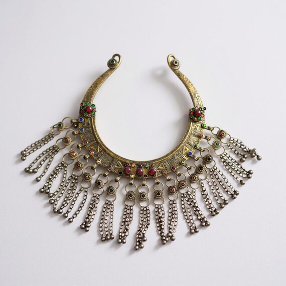 Afghan Spike Torc Pashtun Kuchi Nomad Gypsy Tribal Ch… - Gem