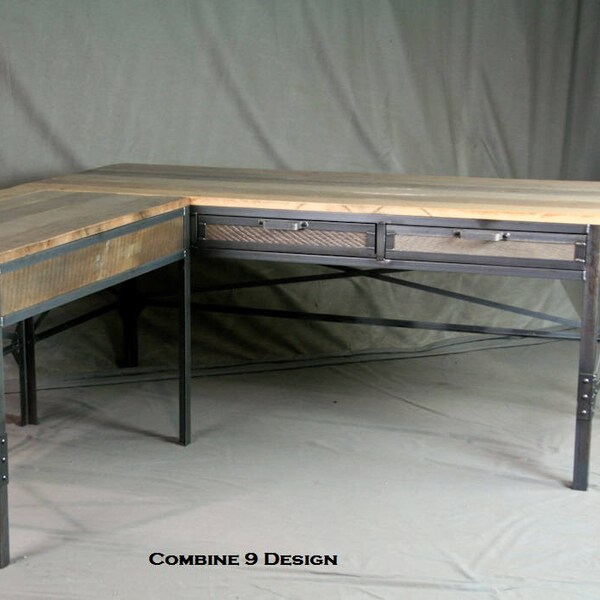 L Shaped Desk - Etsy