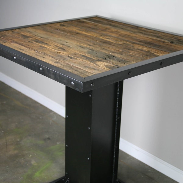 Rustic Bistro Table - Etsy