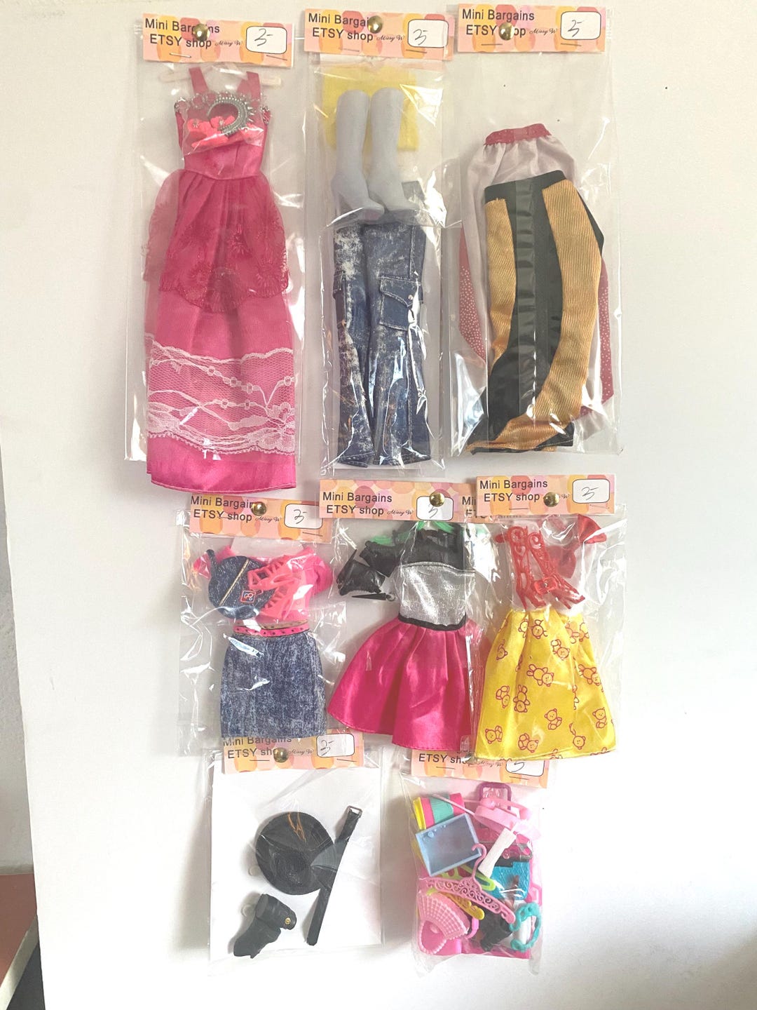Barbie Doll Clothes & Accessories (lot C) -free Shipping to the US - Etsy