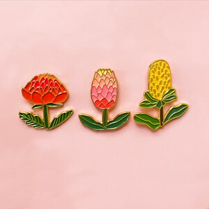 LAPEL PIN | Protea - Etsy