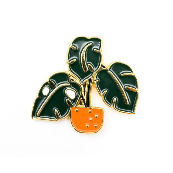 LAPEL PIN Monstera | Etsy