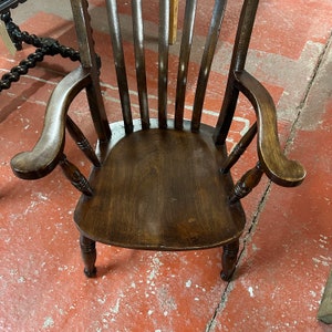 Chair Victorian Farmhouse or Grandfather Chair - Etsy UK