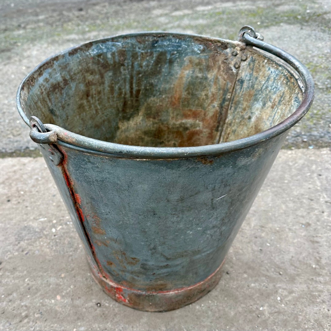 Garden Vintage Bucket Medium Sized Great for Planter - Etsy
