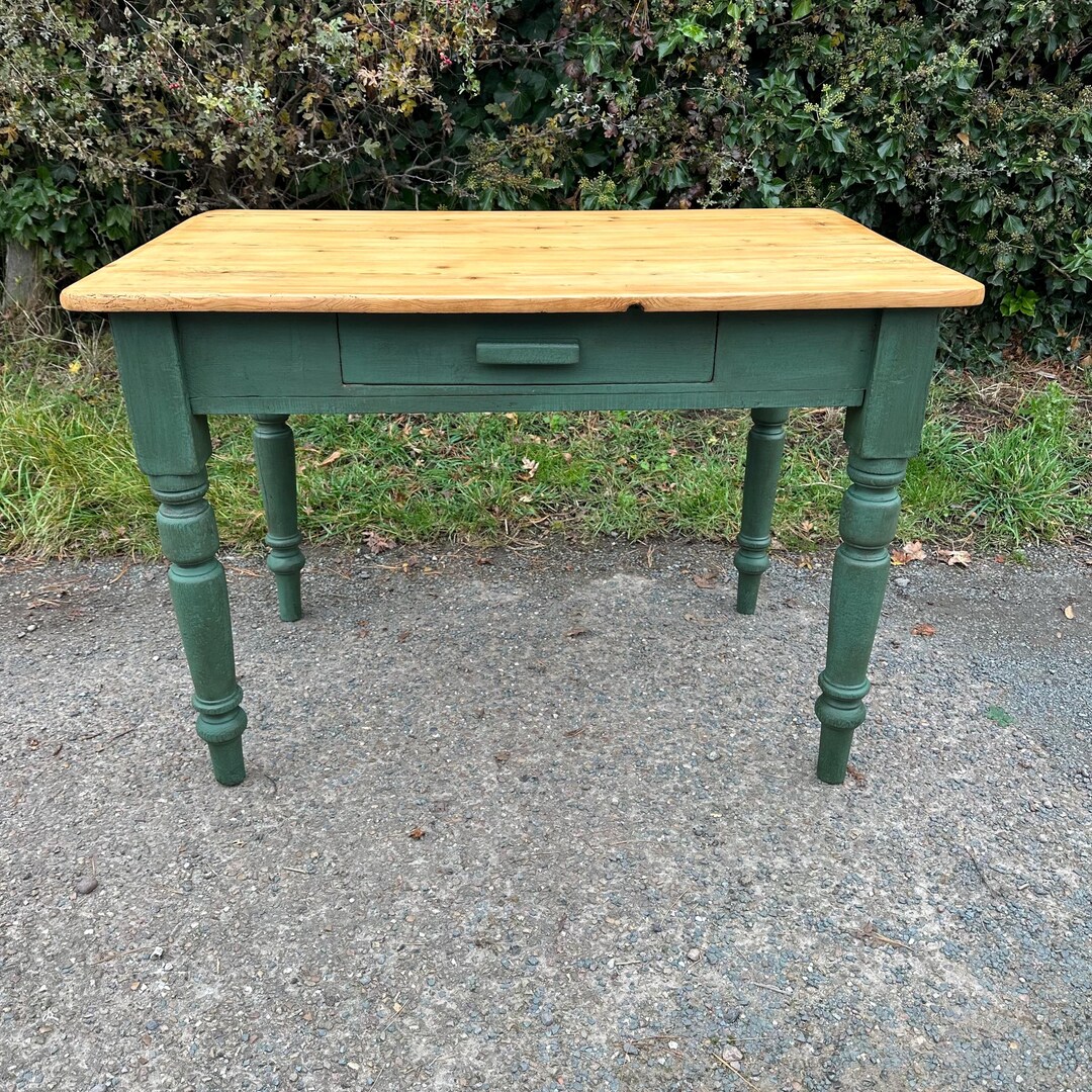 Table Pine Scullery Table With Drawer - Etsy