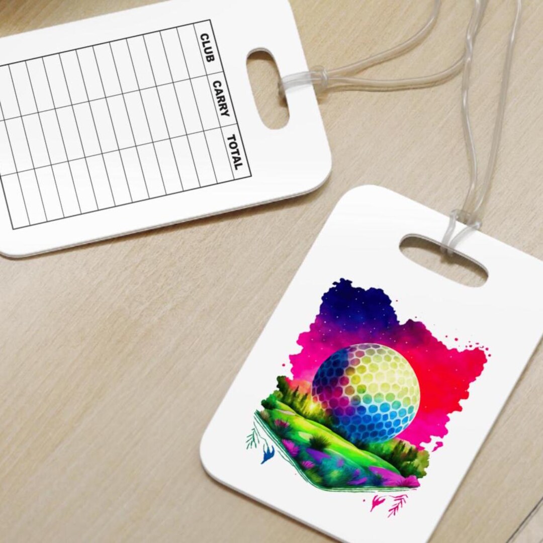 Golf Distance Tag: Erasable Yardage Tracker, Golf Accessories - Etsy