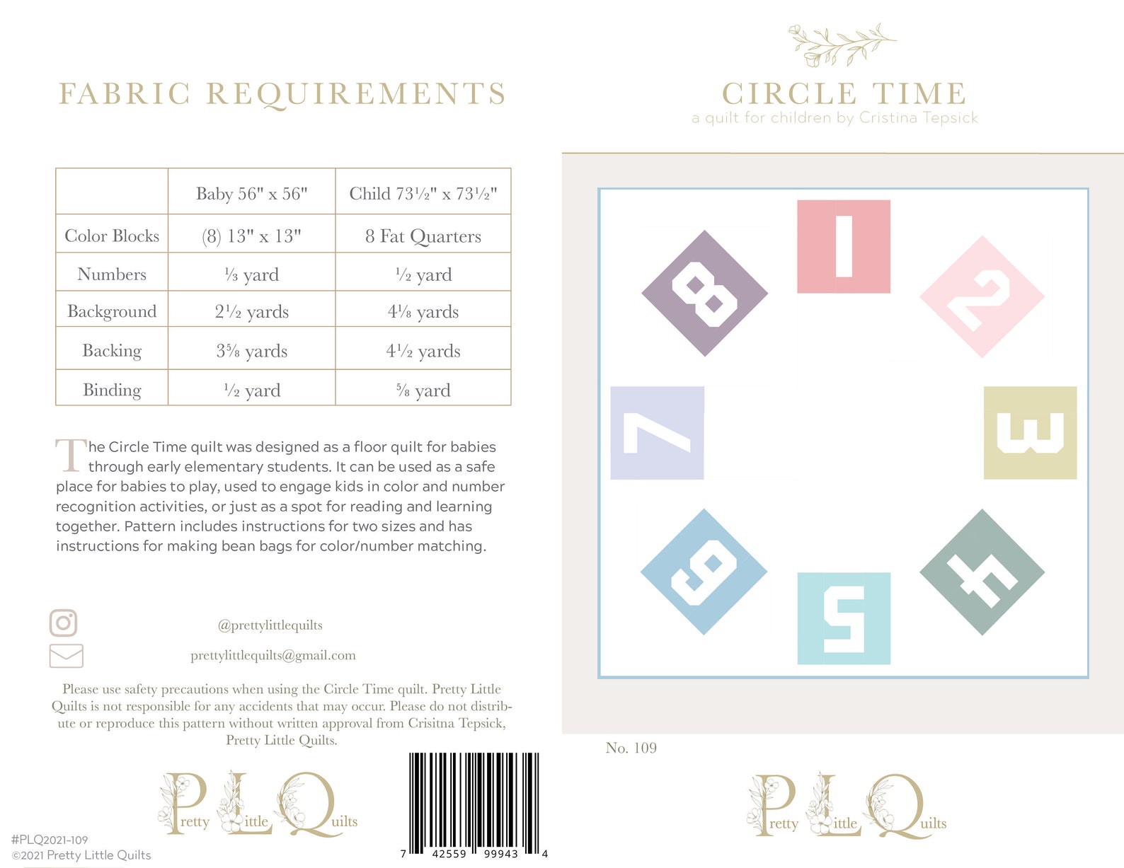 Circle Time Quilt Pattern PDF Homeschool Charlotte Mason - Etsy