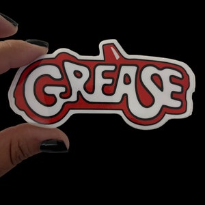 Grease VINYL STICKER - Etsy