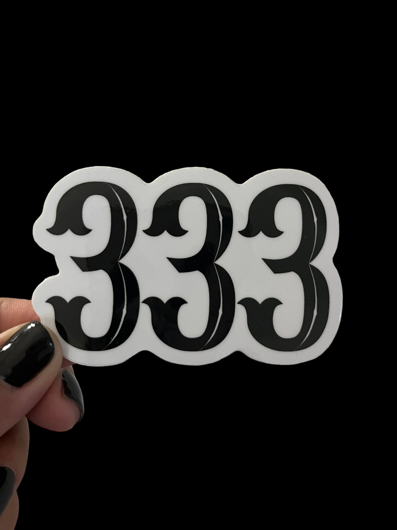 333 Angel & Spirit Number VINYL STICKER - Etsy
