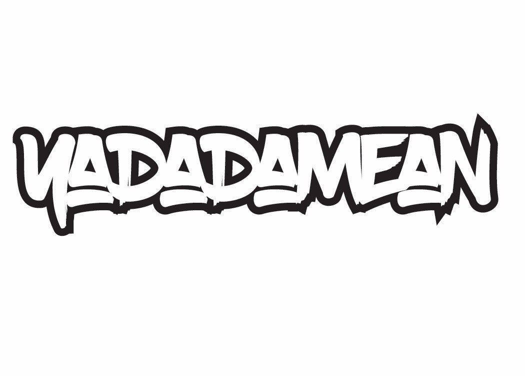 Yadadamean VINYL STICKER | Etsy