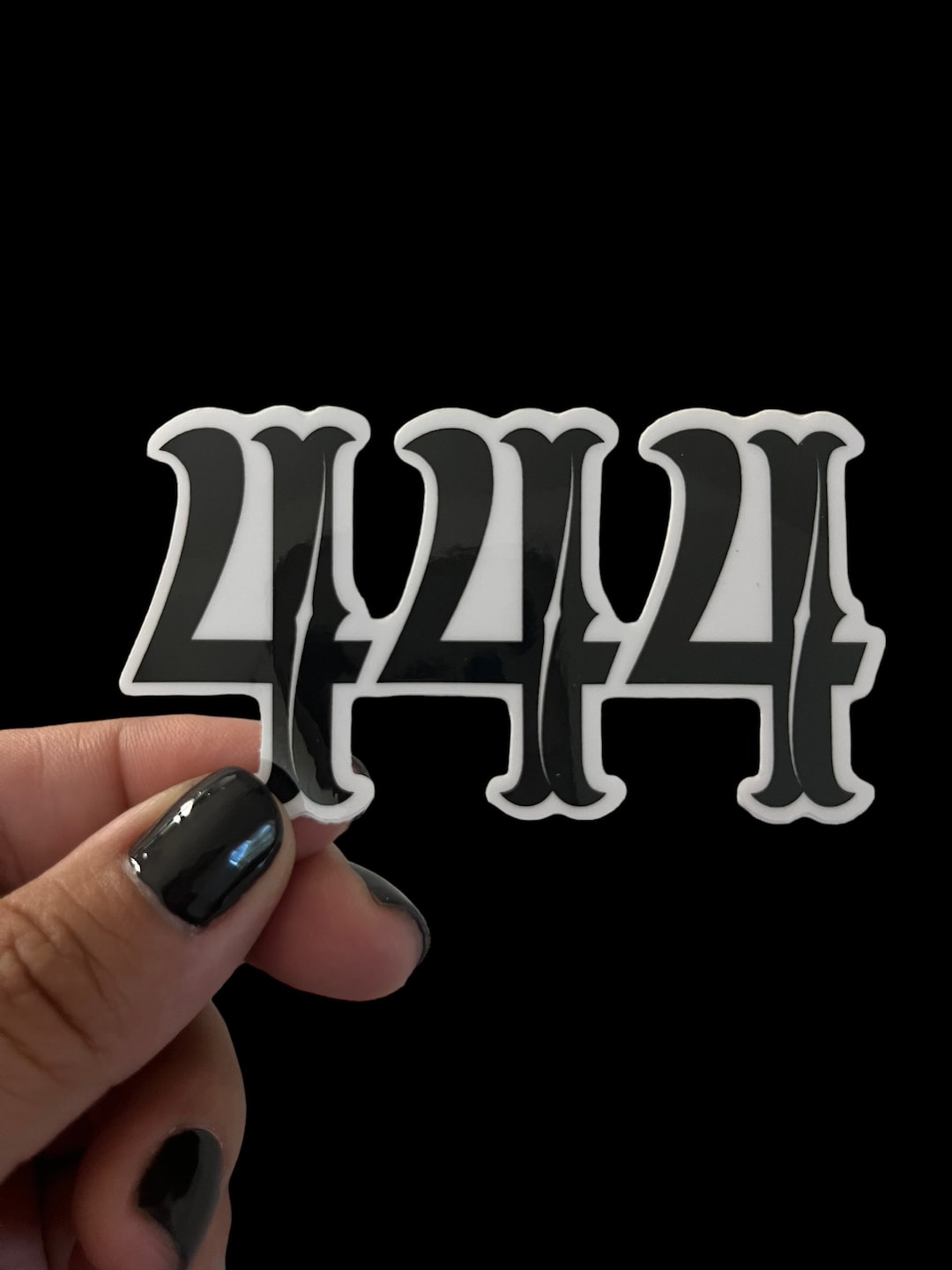 444 Angel & Spirit Number VINYL STICKER - Etsy