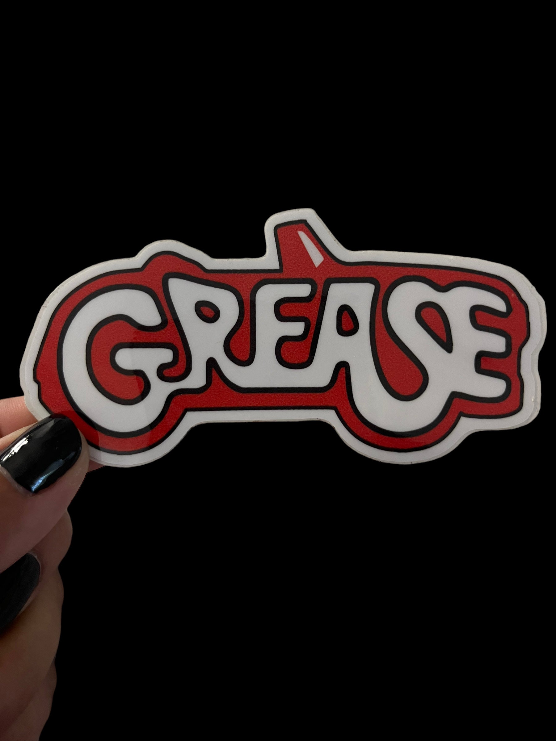 Grease VINYL STICKER - Etsy