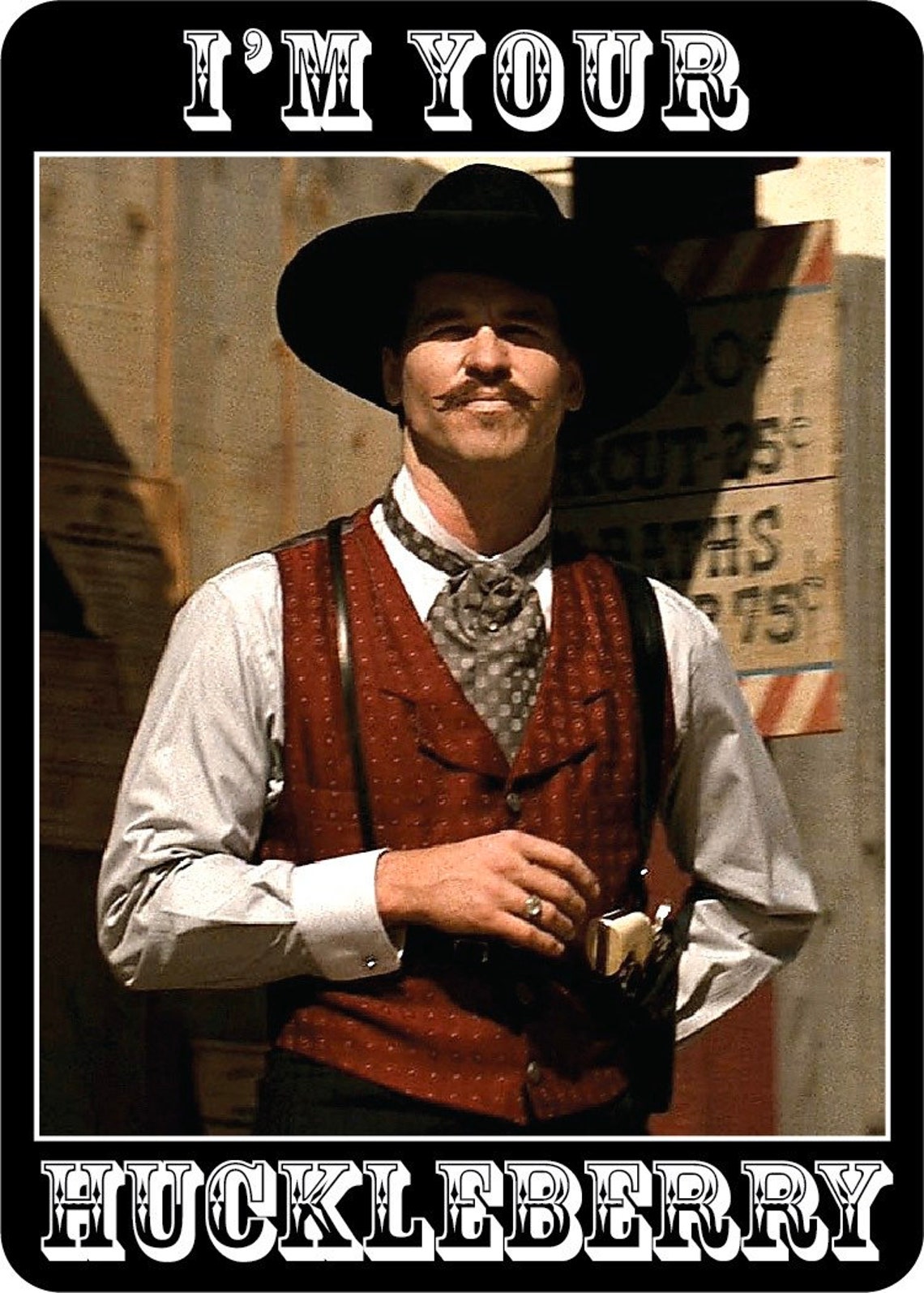 Im Your Huckleberry VINYL STICKERS - Etsy