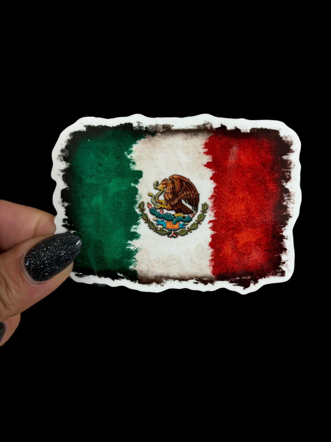 Mexican Flag VINYL STICKER - Etsy