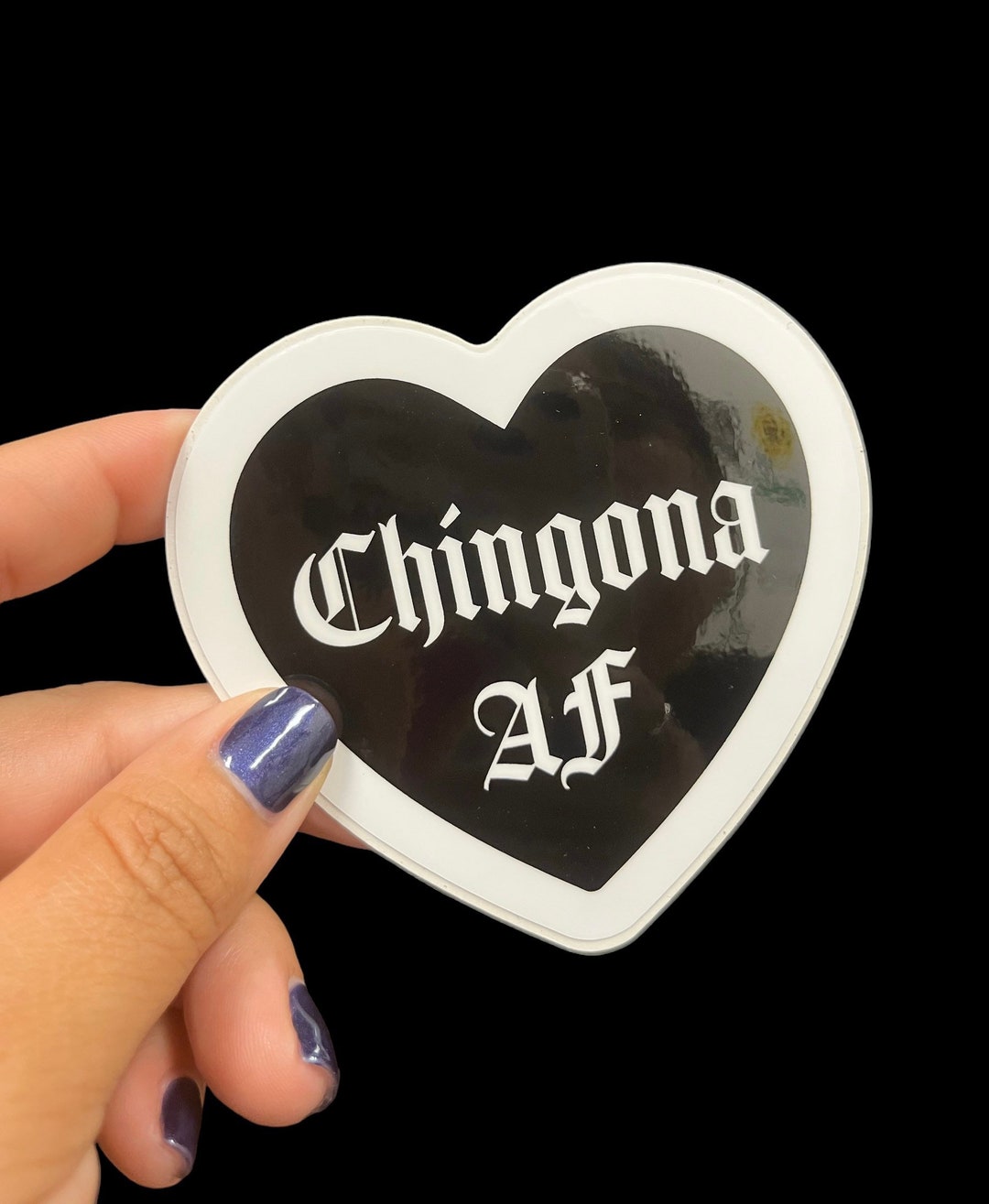 Chingona AF (black & White) Vinyl Sticker - Etsy