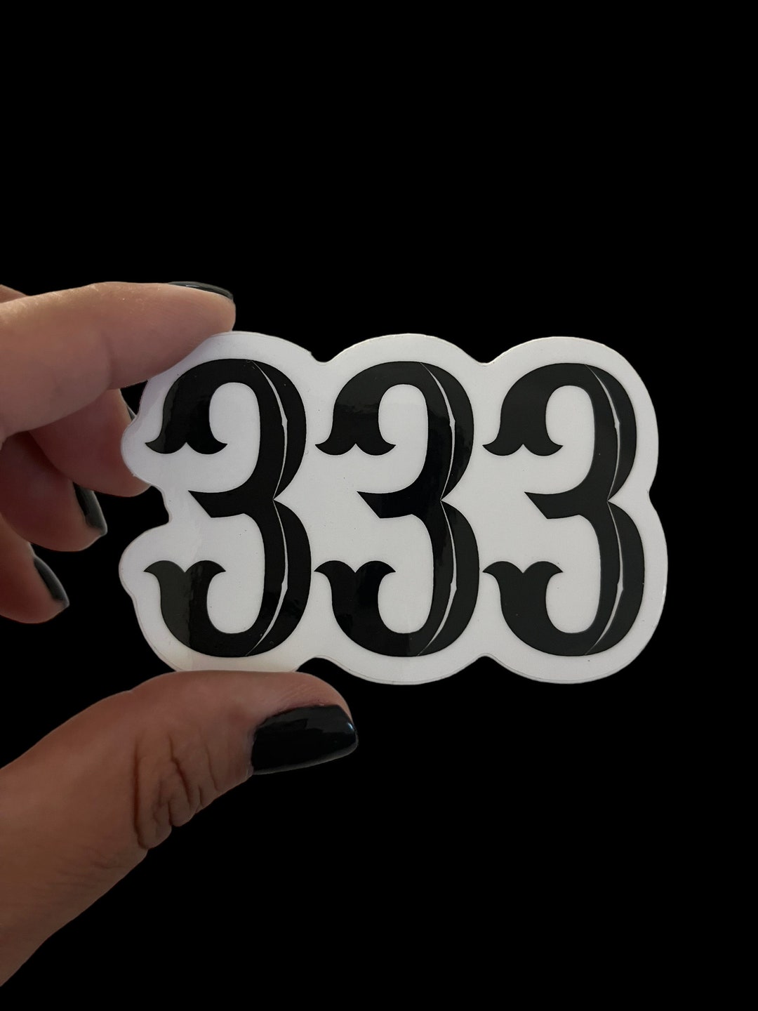 333 Angel & Spirit Number VINYL STICKER - Etsy