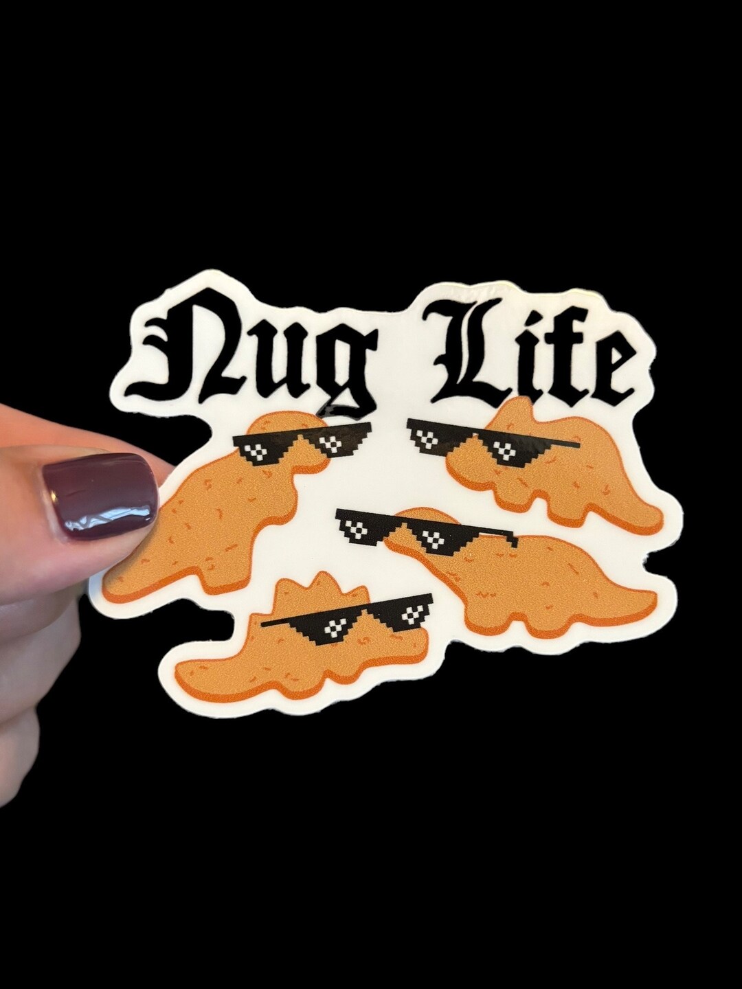Nug Life VINYL STICKER - Etsy