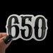 650 Bay Area Code VINYL STICKER - Etsy