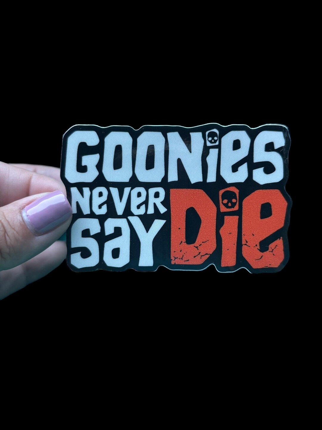 Goonies Never Say Die VINYL STICKER - Etsy