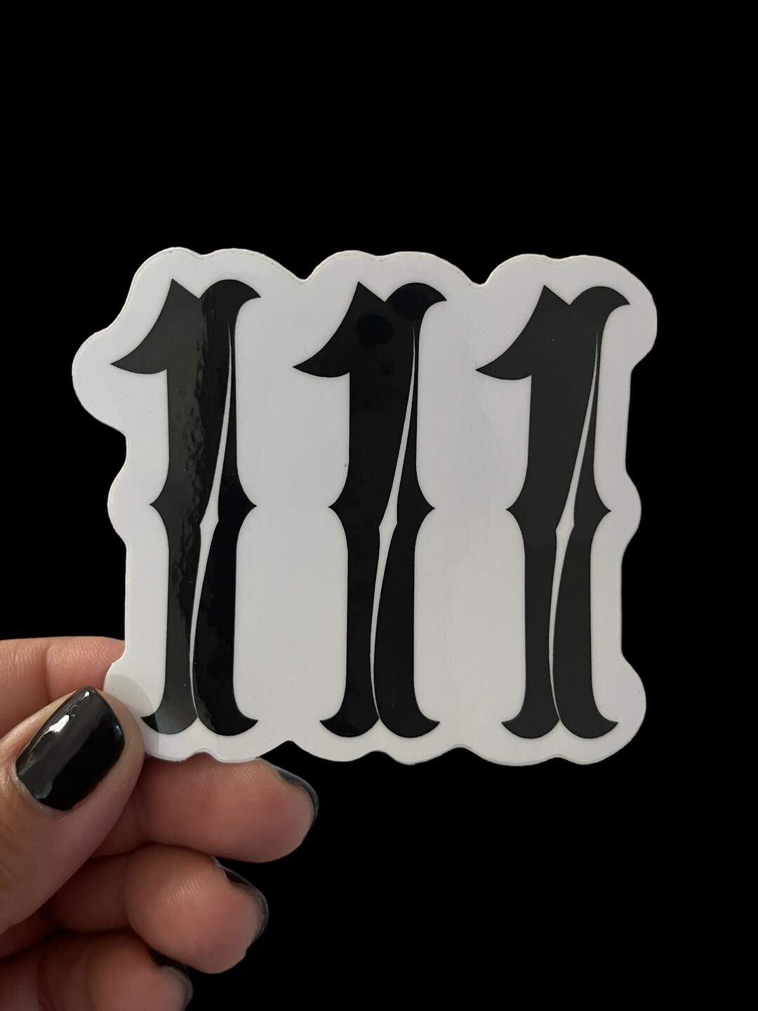 111 Angel & Spirit Number VINYL STICKER - Etsy