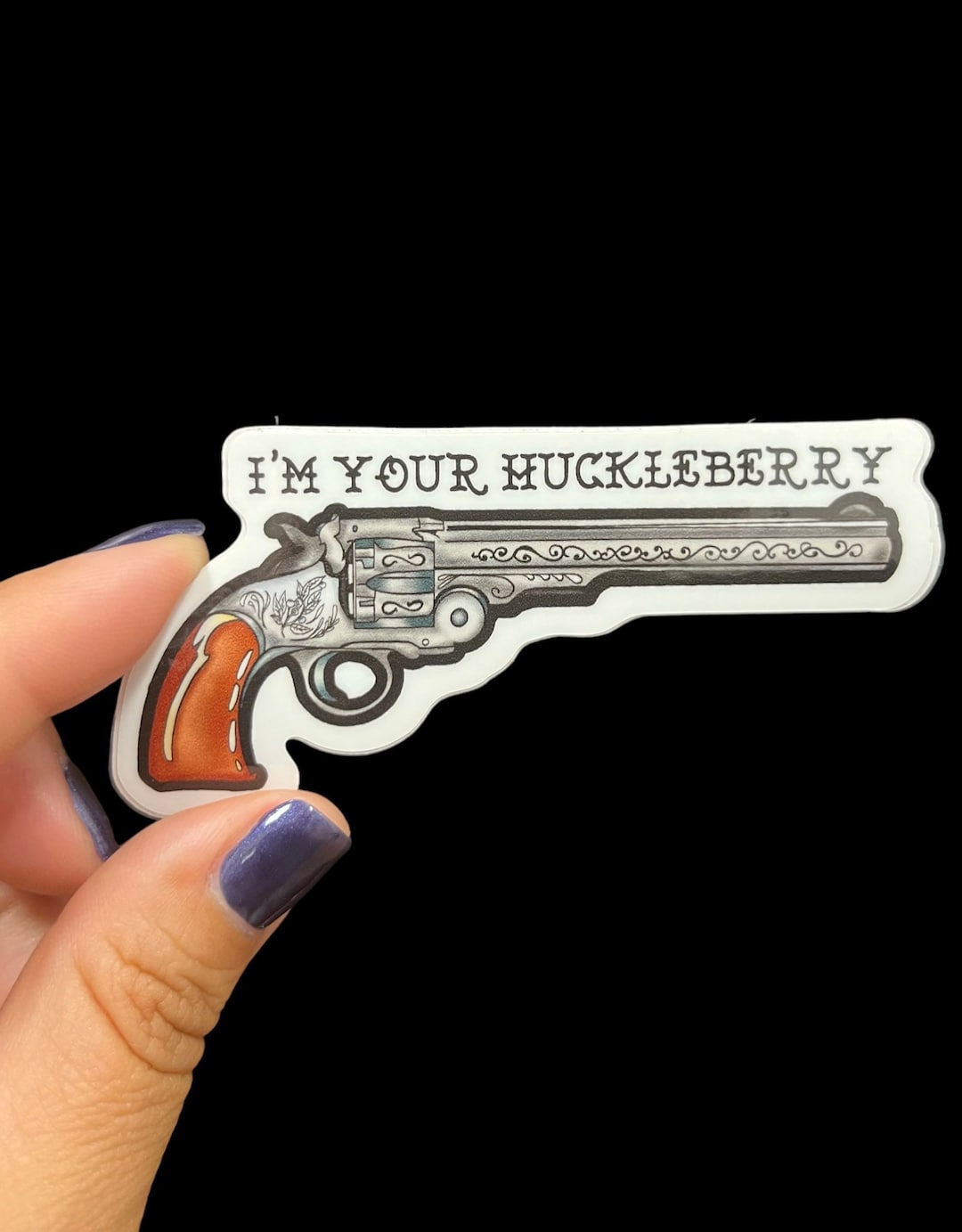 I’m Your Huckleberry VINYL STICKER - Etsy