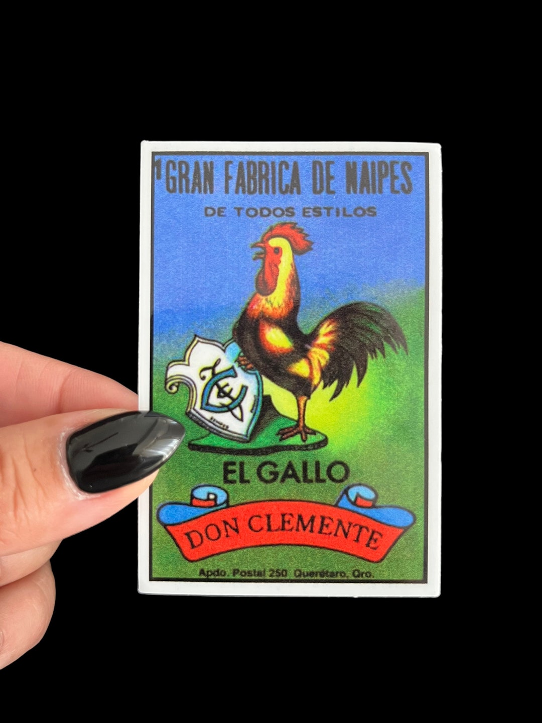 El Gallo VINYL STICKER - Etsy