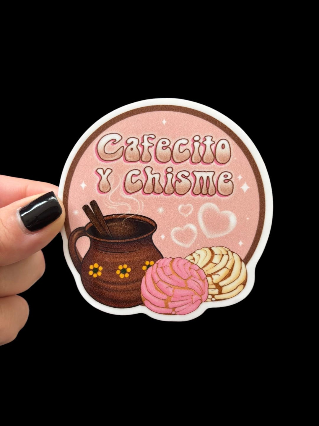 Cafecito Y Chisme VINYL STICKER - Etsy
