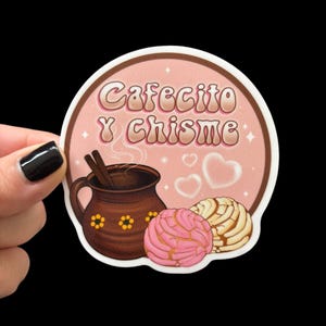 Cafecito Y Chisme VINYL STICKER - Etsy