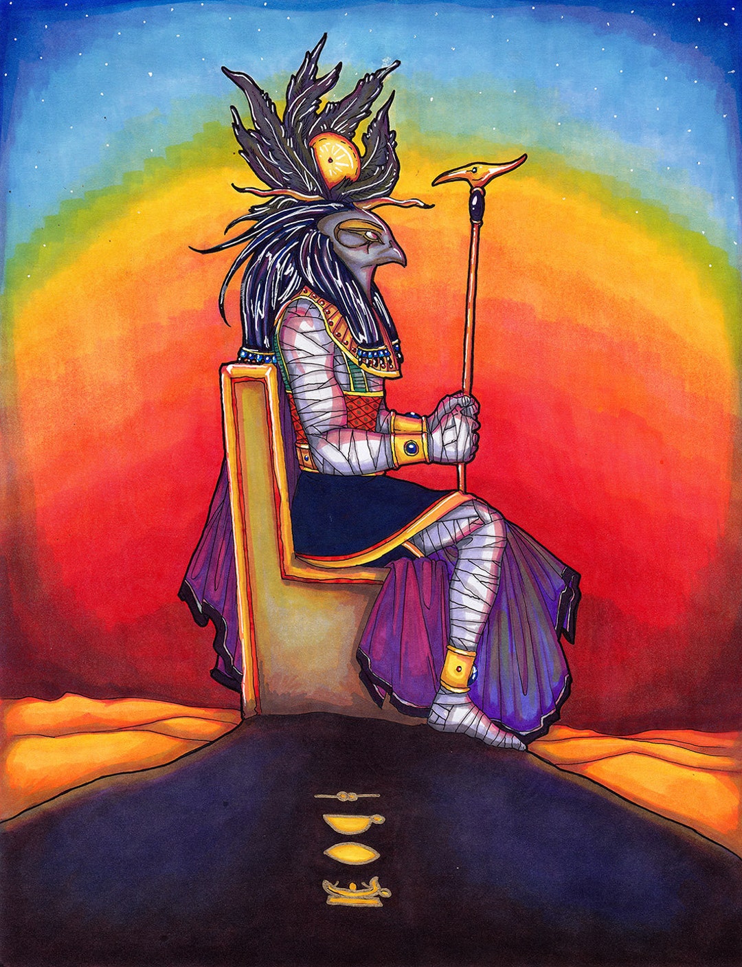 Egyptian God Sokar