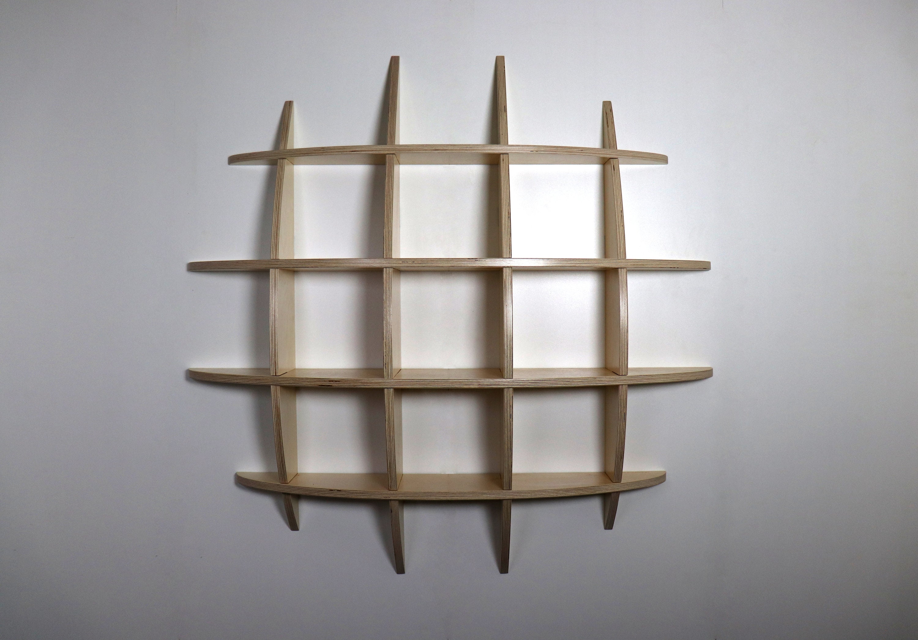 Bibliothèque murale design RETENTO RONDE PM Finaply - Etsy France