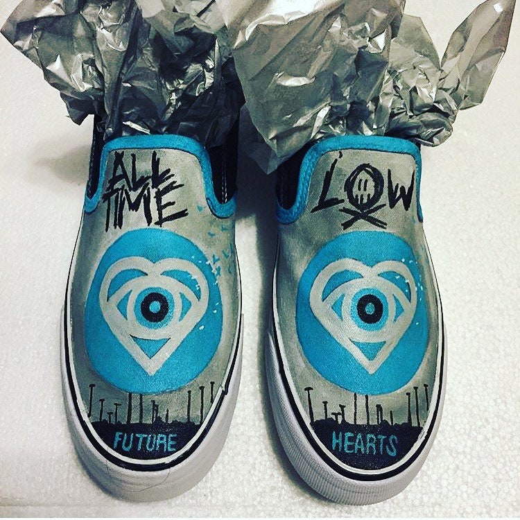 Custom Hand Painted VANS Slip on Shoes, Character Shoes, Personalized ...