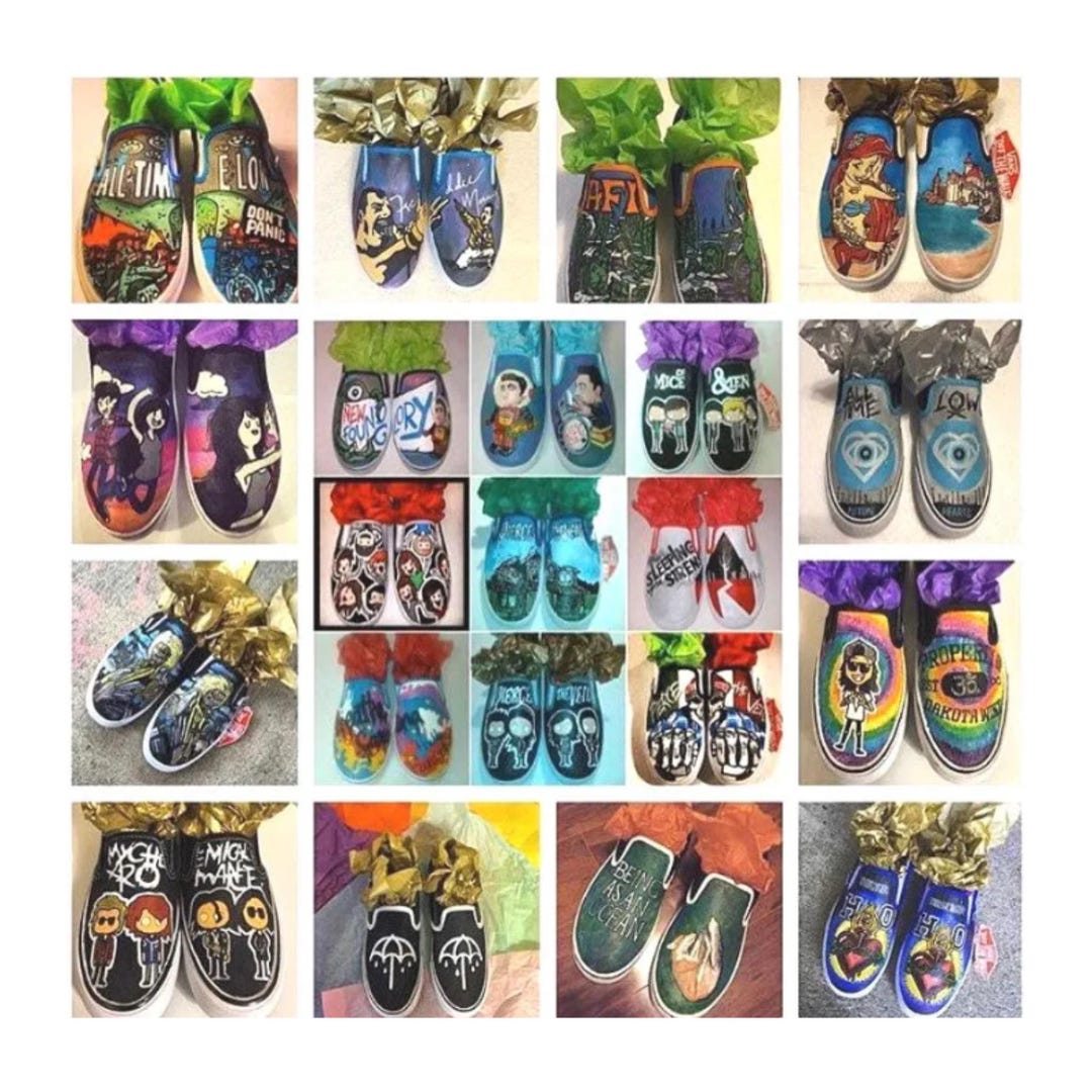 Design Your Own - Customize Vans - Etsy