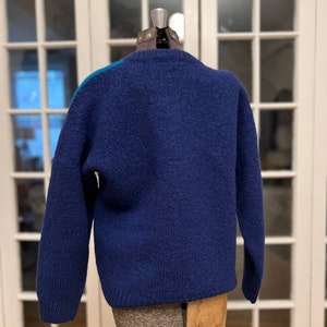 Vintage Handmade Farm Sweater Wool Kitschy Peru Women's S - Etsy