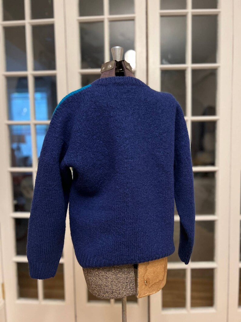 Vintage Handmade Farm Sweater Wool Kitschy Peru Women's S - Etsy